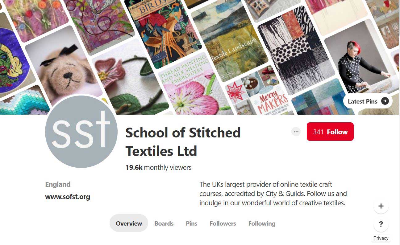 Using Pinterest for Pinspiration | School of Stitched Textiles