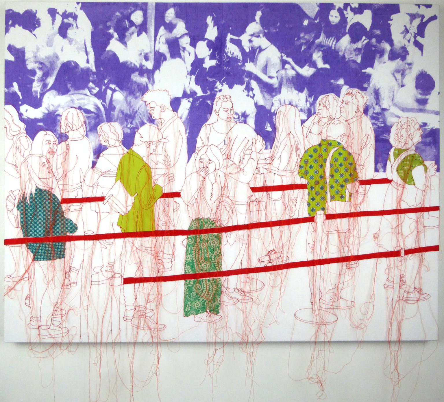 Rosie James: Machine Drawn People | School of Stitched Textiles