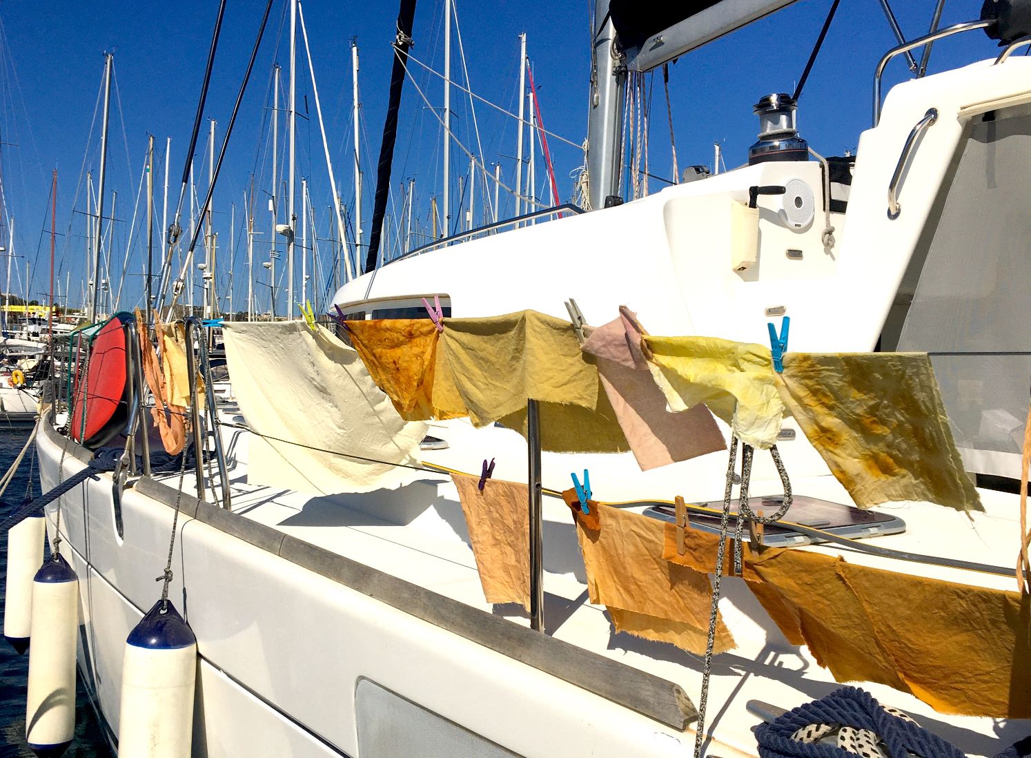 Elli Beaven: Slow Stitching at Sea | School of Stitched Textiles