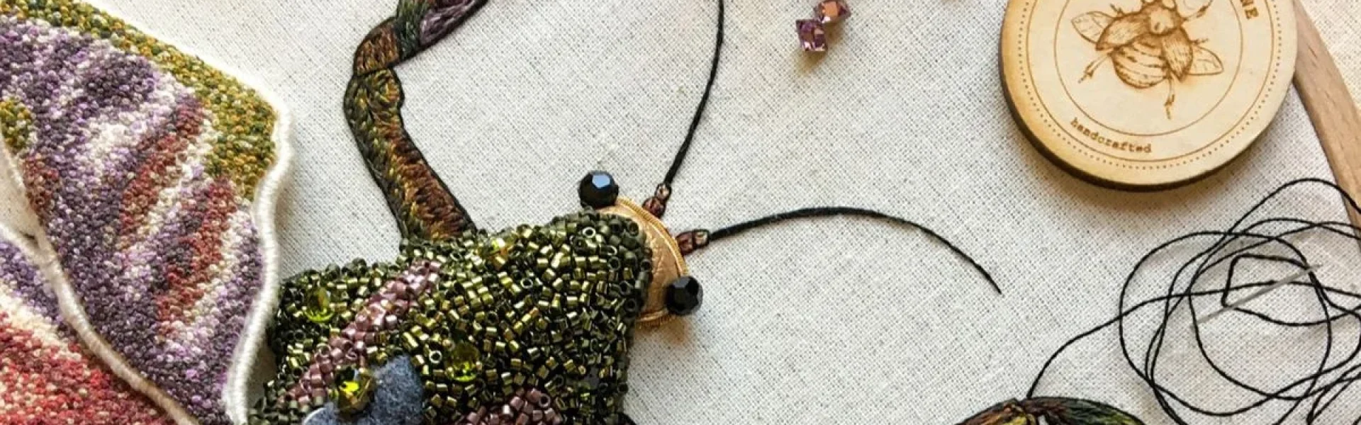 Rachel Gooden Taxidermy Stumpwork | School of Stitched Textiles